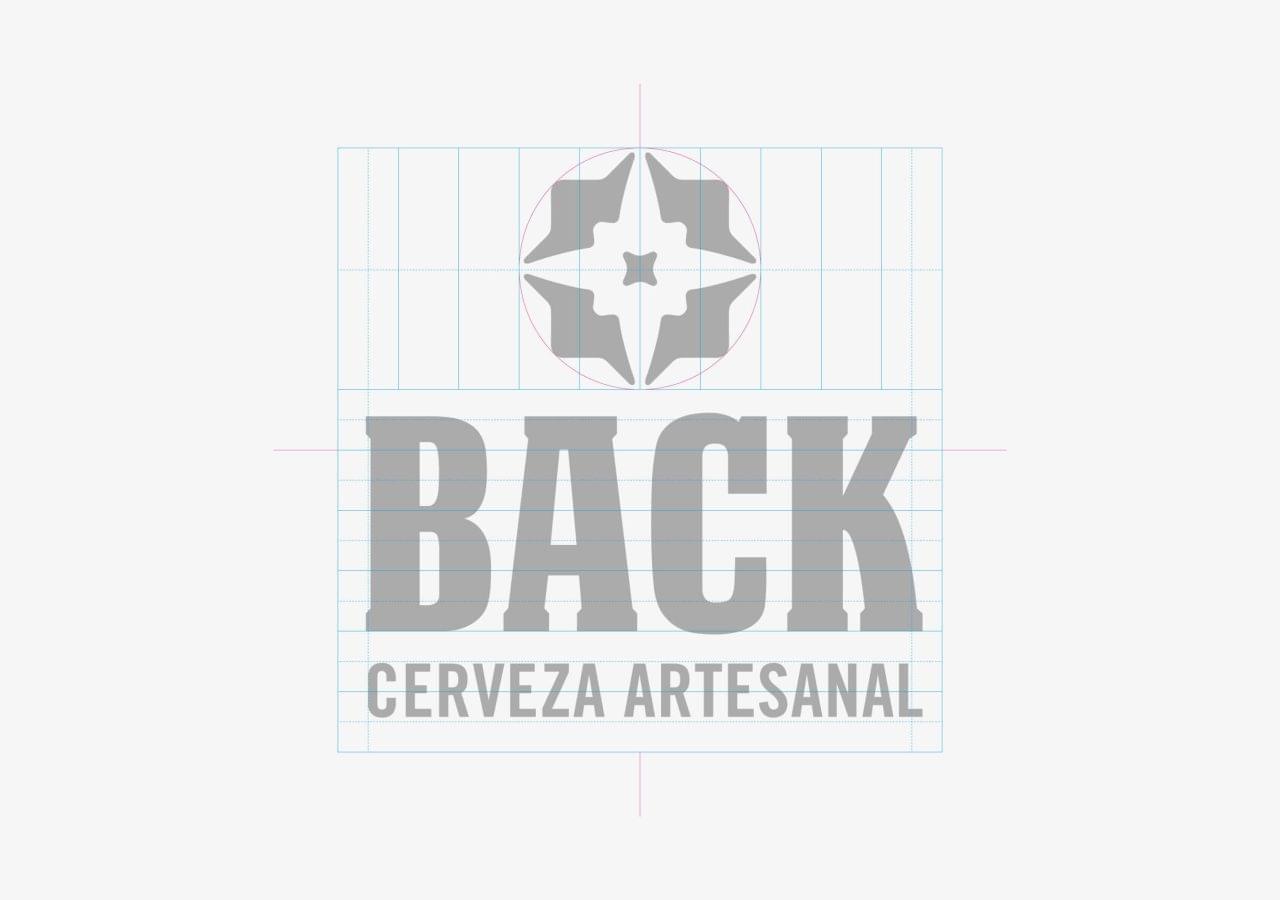 Identidad visual para Cerveza Back - Fuego Yámana